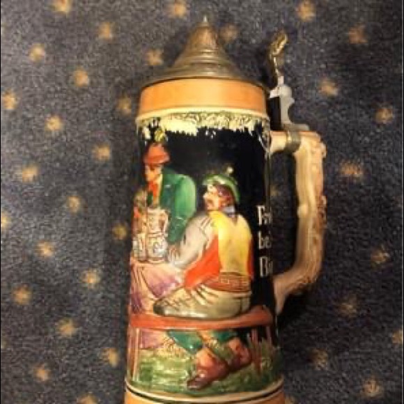 Accents | Vintage German Lidded Tankard | Poshmark